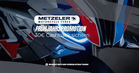 Metzeler Frühjahrspromotion 2025 Sichere Dir 30€ Rabatt