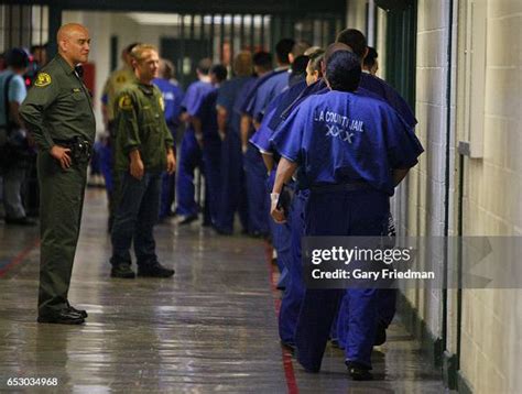 Prison Inmates Are Watched By Members Of The Los Angeles County News