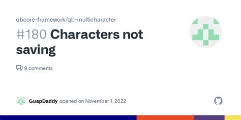 Characters Not Saving · Issue 180 · Qbcore Frameworkqb Multicharacter
