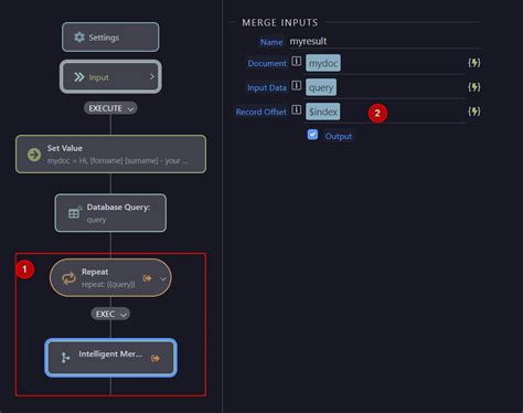 intelligent merge mailmerge custom server connect module node