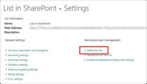 How To Delete A Sharepoint List Permanently Easy Guide