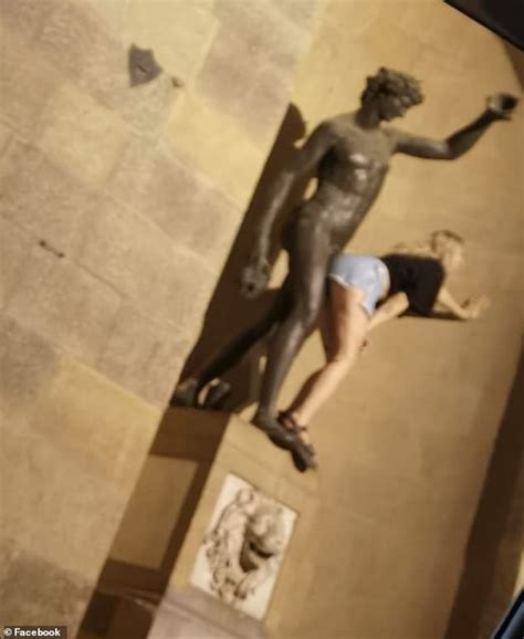 Outrage In Florence After Insulting Female Tourist Simulates Sex With Treasured Statue Of