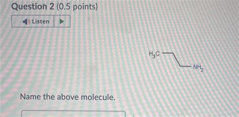 Solved Name The Above Molecule Chegg Com