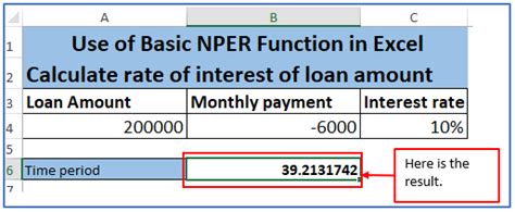Nper Function In Excel With Examples Resource