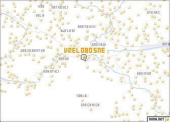 Vrelo Bosne Bosnia And Herzegovina Map