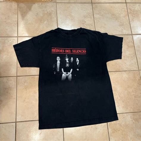Shirts Heroes Del Silencio Black Short Sleeve Graphic Tee Poshmark