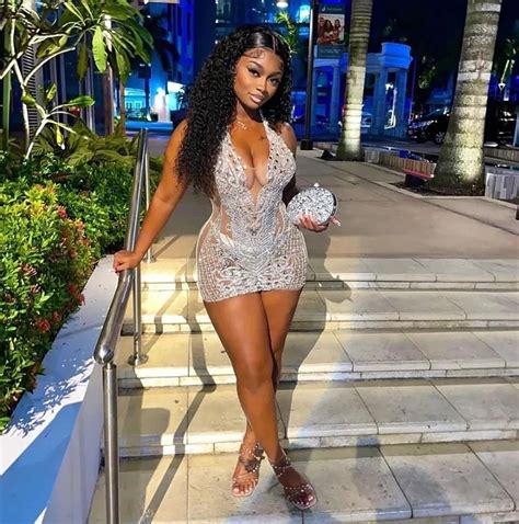 Black Girls Sexy Birthday Party Dress Beaded African Mini Cocktail