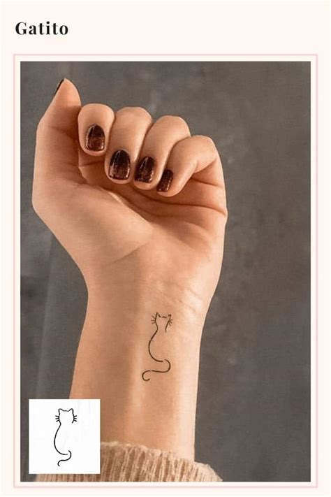 Gatito De Tatuaje Temporal Tattoo Tijdelijk
