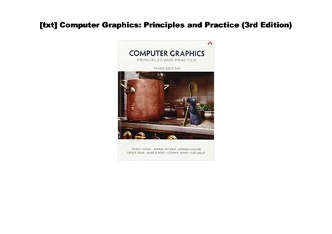 Pdf Computer Graphics Principles And Practice 3rd Edition