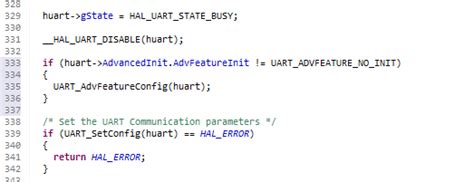 solved bug when starting a uart port with uart inversion