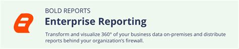 Enterprise Reporting Boldreports Visual Studio Marketplace