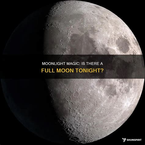 Moonlight Magic Is There A Full Moon Tonight Shunspirit