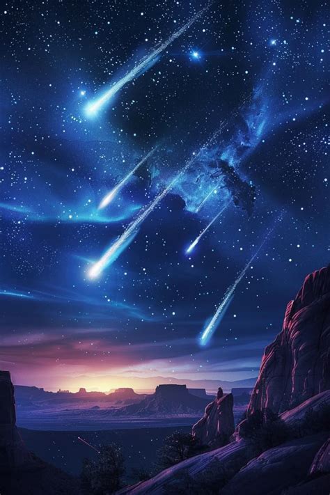 Can You Wish Upon A Meteor Shower Meteor Shower Glitter Phone Wallpaper Cool Pixel Art