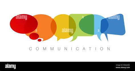 Vector Abstract Communication Concept Illustration Stock Vector Image