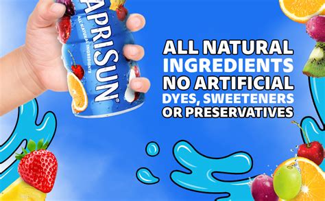 Capri Sun Flavored Juice Drink Blend With Other Natural