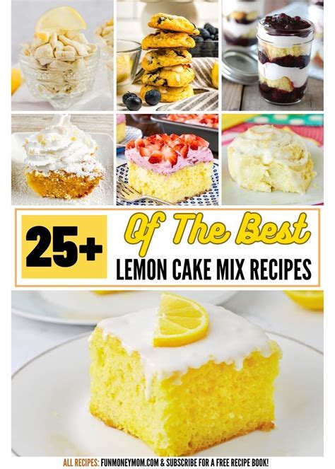 Delicious Lemon Cake Mix Recipes