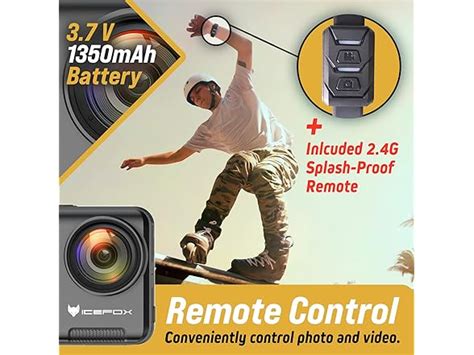 Icefox Action Camera K Fps Mp