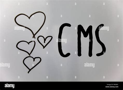 Word Writing Text Cms Business Concept For Content Management System Supports Modification Of