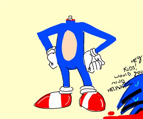 Fluffy Sonic The Hedgehog Drawception