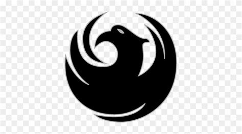 Black Phoenix City Of Phoenix Bird Full Size Png Clipart Images