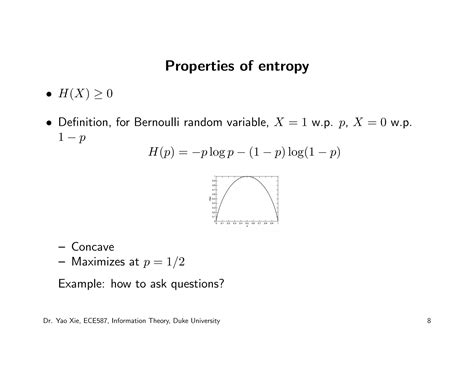 Lecture 2 Entropy And Mutual Information Pdf Physics Science