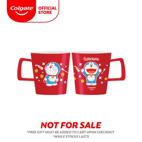 Gwp Not For Sale Colgate Doraemon Mug Gimmick Shopee Malaysia