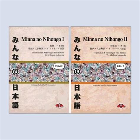 Jual Mina No Nihongo2 Buku1and2indonesia Kab Sleman Literasibooks Tokopedia