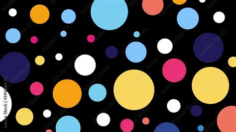 pattern of circles with soft displacement effect for titles or intro