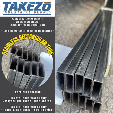 Stainless Rectangular Tube Commercial And Industrial Construction Tools And Equipment On Carousell