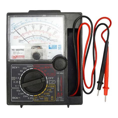 Analog Multimeter Tester With Buzzer Test Pen Voltage Current Tester Dc 1000v Handheld Pointer