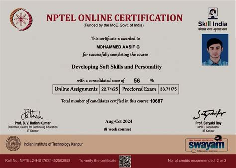 Mohammed Aasif On Linkedin Learning Skilldevelopment Nptel Softskills Professionalgrowth