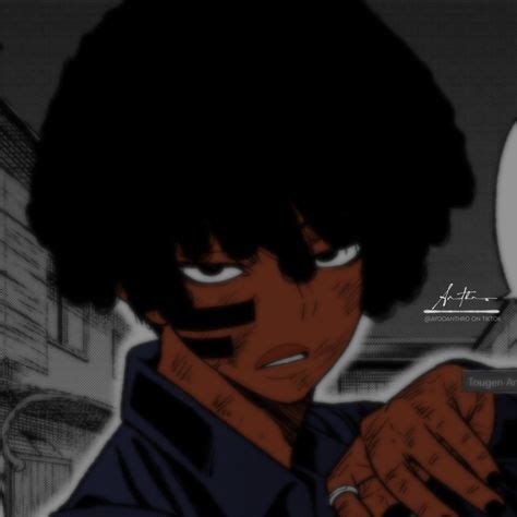 Black Anime Dreads Pfp