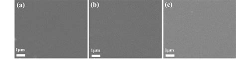 sem patterns for the fe and mn doped cr 3 si films with different
