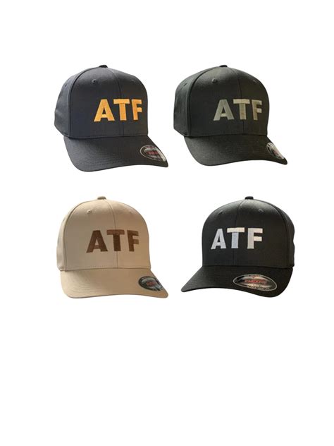 Atf Embroidered Letters Flexfit Hat Sallys Cop Shop