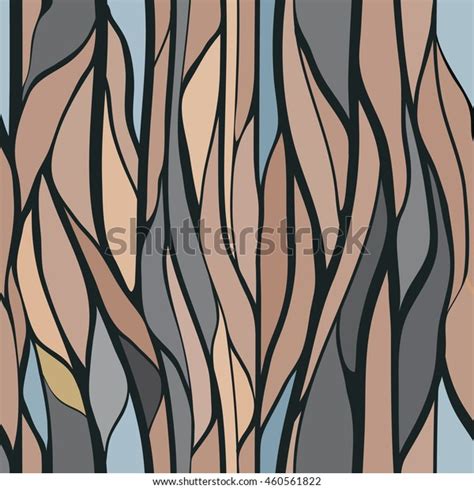 Abstract Wave Vector Seamless Pattern Use Stock Vector Royalty Free