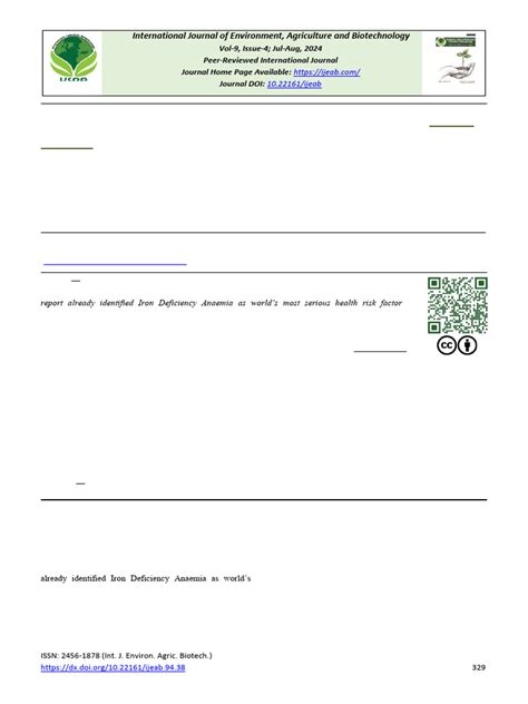 In Vitro Bioavailability Of Iron From Green Gram Vigna Radiata Dhal