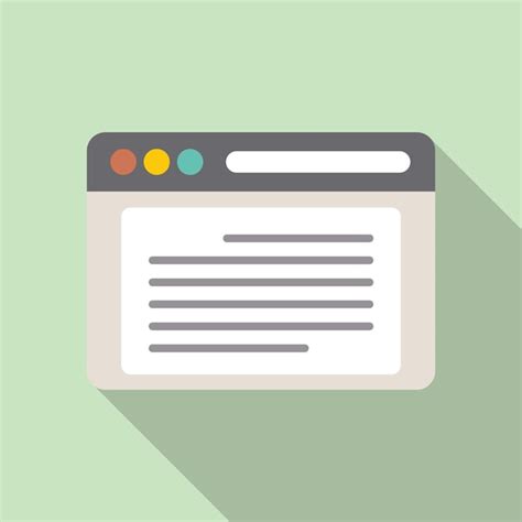 premium vector mobile browser icon flat vector screen website bar frame