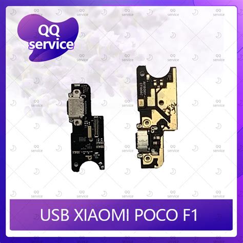 USB Xiaomi Poco Phone F อะไหลสายแพรตดชารจ แพรกนชารจ Charging Connector Port Flex Cableได