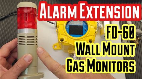 alarm extension for wall mount gas monitor fd 60 youtube