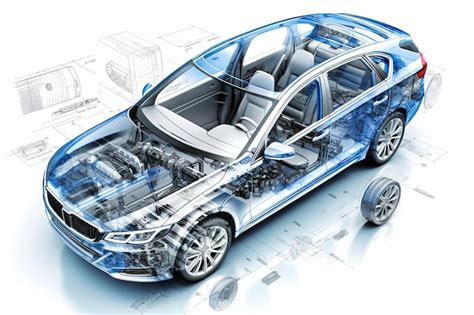 Premium Photo Projection Of A Modern Car 3d Graphic Visualization