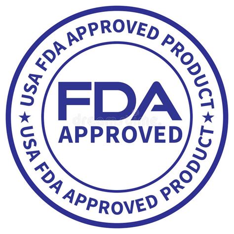 Usa Fda Approved Facility Product Icon In Circle Round Stamp Icon