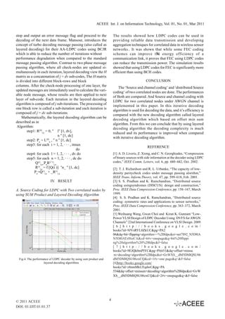 Energy Efficient LDPC Decoder Using DVFS For Binary Sources PDF