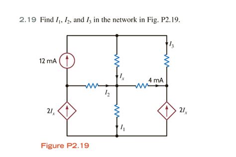 Solved Find I1 I2 And I3 In The Network In Figure P219