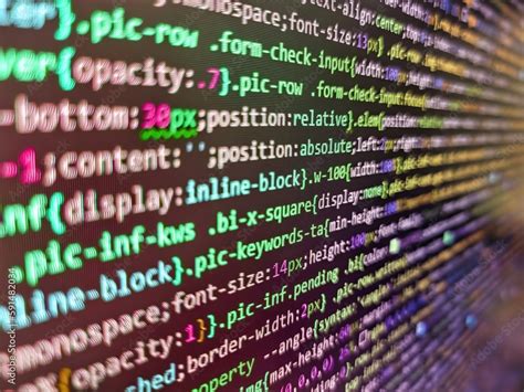 information technology concept art design website digital page
