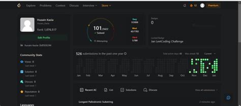 Husain Kazia On Linkedin Leetcodemilestone Problemsolving Algorithms Datastructures