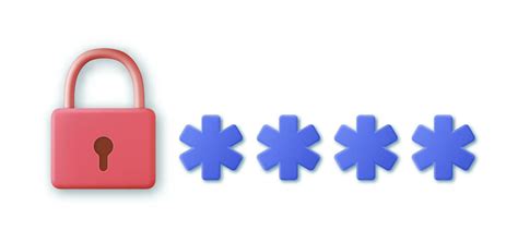 3d Password Protected Icon Secure Login Concept 3d Rendering Security Concept Padlock Login