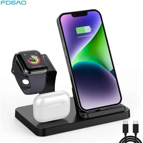 Зарядная Станция 3 в 1 для Apple, станция для быстрой беспроводной ...