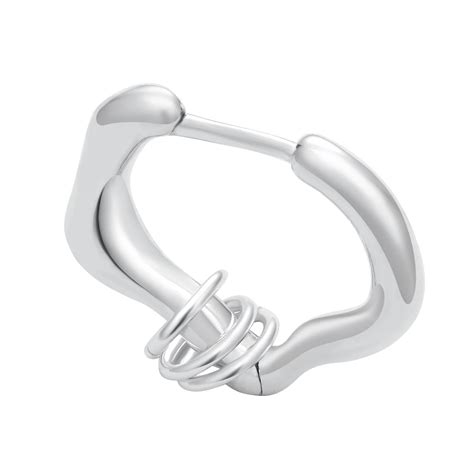 Midnight Earring With Detatchable Rings Single Graedance