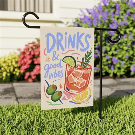 Good Vibes Garden Flag 12x18 Pool Party Yard Flag Funny Summer