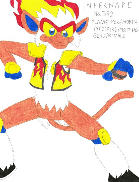 392 Infernape By Ultimatepokemorphs On Deviantart